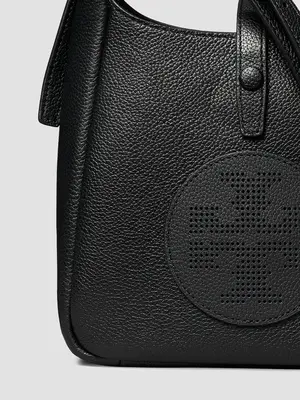 Tory Burch Miller Swing Leather Crossbody Bag - Black