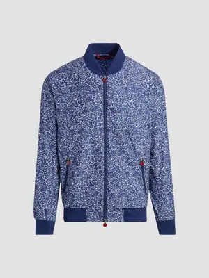 Kiton Floral Swim Bomber Jacket