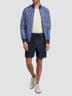 Kiton Floral Swim Bomber Jacket