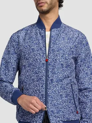 Kiton Floral Swim Bomber Jacket