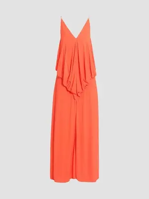 Loewe Draped V-neck Gown