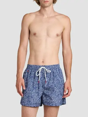 Kiton Floral Swim Shorts