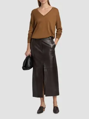 Co Cashmere V-neck Sweater