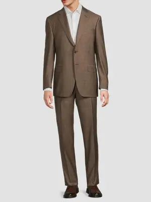 Canali Siena Notch Lapel Wool Suit