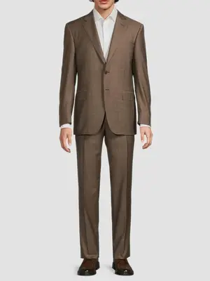 Canali Siena Notch Lapel Wool Suit