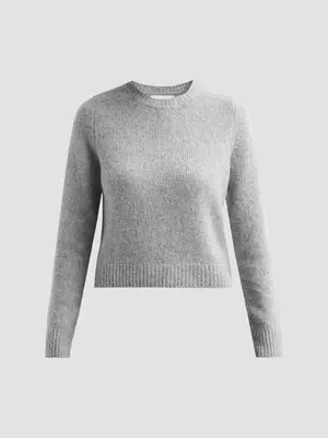 LISA YANG Solene Cashmere-silk Regular-fit Sweater - Cloudy