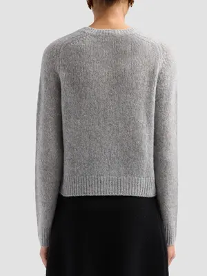 LISA YANG Solene Cashmere-silk Regular-fit Sweater - Cloudy