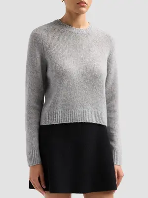 LISA YANG Solene Cashmere-silk Regular-fit Sweater - Cloudy