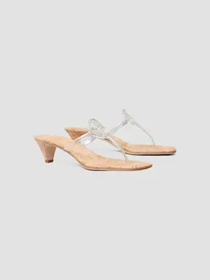 Tory Burch Miller 50mm Jelly Sandals - Clear
