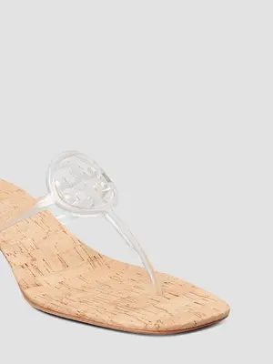 Tory Burch Miller 50mm Jelly Sandals - Clear