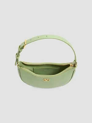 Valentino Garavani Hobo Bag In Grainy Calfskin