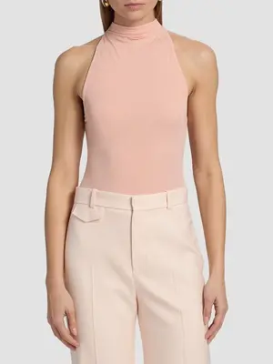 Ronny Kobo Spen Sleeveless Jersey Bodysuit