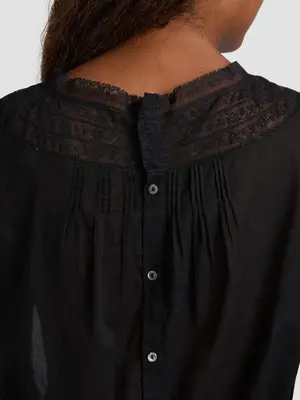 DÔEN Lilibet Cotton Top - Black