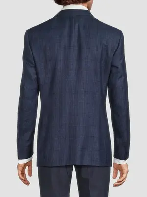Canali Siena Plaid Classic-fit Sportcoat