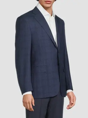 Canali Siena Plaid Classic-fit Sportcoat