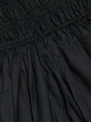 DÔEN Ischia Puff-sleeve Dress - Black