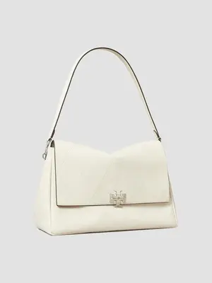 Tory Burch Charlie Large Quilted Leather Shoulder Bag
