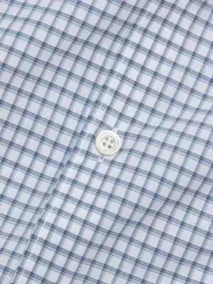 Canali Window Check Cotton Sport Shirt