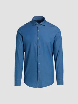 Canali Chambrey Sport Shirt - Blue