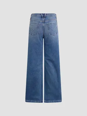 Hudson Jeans Jodi Track-detail Wide-leg Loose-fit Jeans