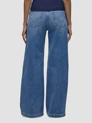 Hudson Jeans Jodi Track-detail Wide-leg Loose-fit Jeans