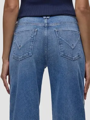 Hudson Jeans Jodi Track-detail Wide-leg Loose-fit Jeans