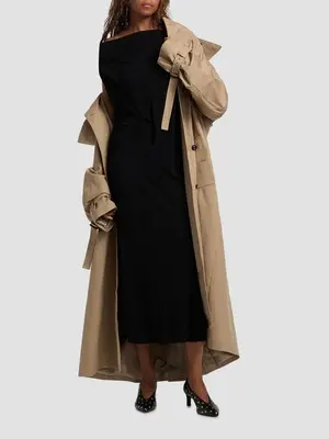 Co Off-the-shoulder Midi-dress