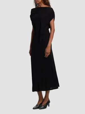Co Off-the-shoulder Midi-dress