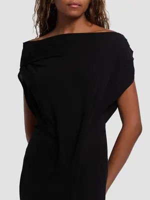 Co Off-the-shoulder Midi-dress