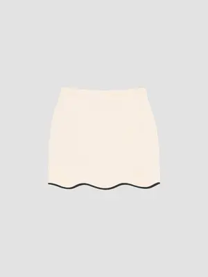 Valentino Garavani Mini Skirt In Crepe Couture