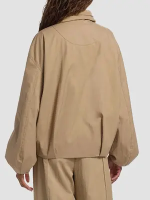 Co Drawstring Tton-blend Jacket
