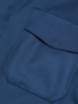Canali Highluxury Wool-silk Overshirt