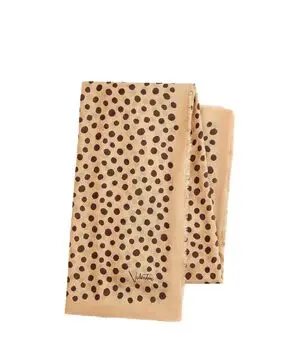 Valentino Garavani Dalmatian And Extra Dot Polka Dot Headband In Cotton And Silk - Beige Multi