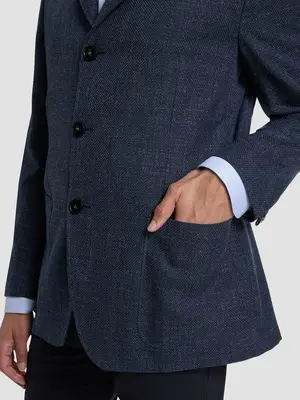 Canali Hybrid 4-button Patch Jacket