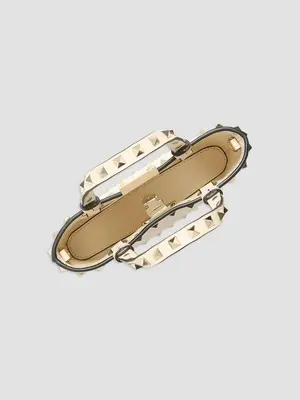 Valentino Garavani Rockstud Shopping Top Handle Bag In Grainy Calfskin