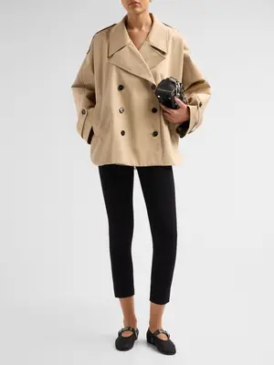 Co Dolman Crop Trench