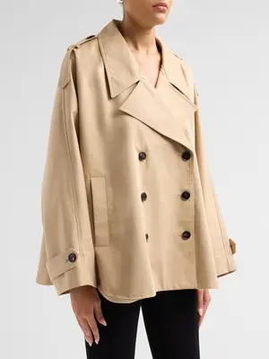 Co Dolman Crop Trench
