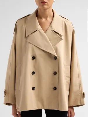 Co Dolman Crop Trench