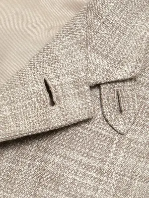 Canali Bruma Textured-weave Hybrid Patch Jacket