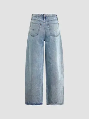Hudson Jeans Courtney Mid-rise Wide-leg Jeans