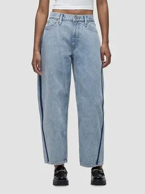Hudson Jeans Courtney Mid-rise Wide-leg Jeans