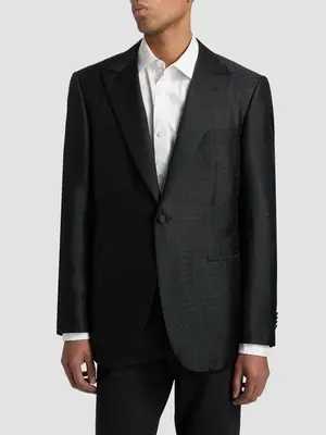 Canali Arrow-pattern Dinner Jacket