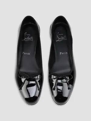 CHRISTIAN LOUBOUTIN Sweetie Strass Flats - Black