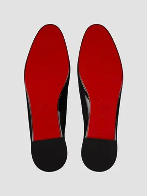 CHRISTIAN LOUBOUTIN Sweetie Strass Flats - Black
