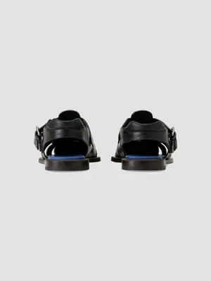 LANVIN Fisherman-style Leather Sandals