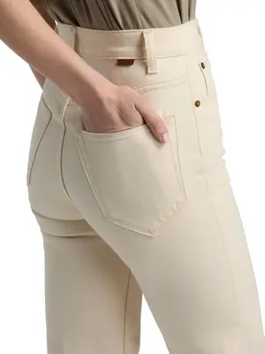 JAMIE HALLER The Crease Bootcut Jeans
