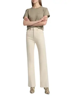 JAMIE HALLER The Crease Bootcut Jeans