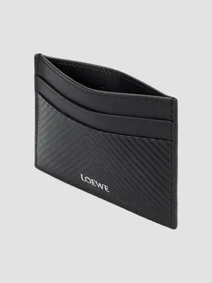 Loewe Logo Chevron Leather Card Case