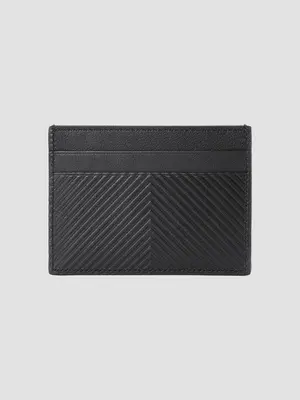 Loewe Logo Chevron Leather Card Case