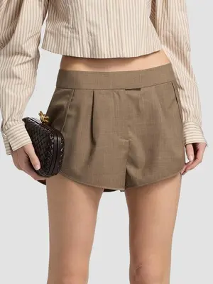 Ronny Kobo Liam Pleated Shorts
